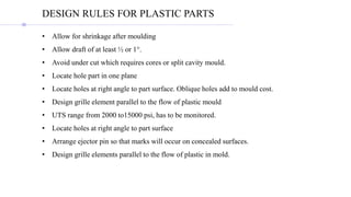 Design for plastic | PPTX