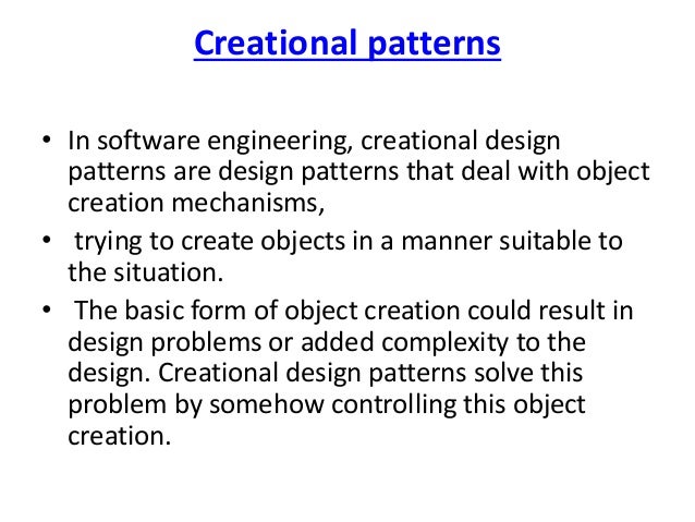 Design Pattern in Software Engineering