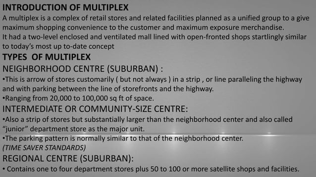 Multicomplex and Commercial Complex | PPTX