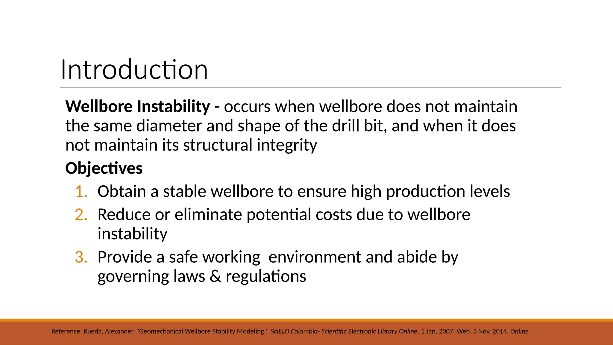 Wellbore Stability in Olmos Formation Study | PPT