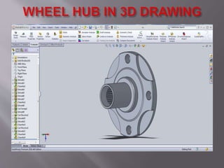 Design, Analysis and Optimization of Automobile Wheel Hub | PPTX