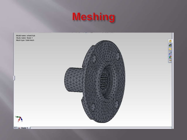 Design, Analysis and Optimization of Automobile Wheel Hub | PPTX
