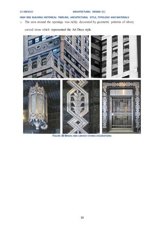 High rise historical timeline, architectural style, typology and ...