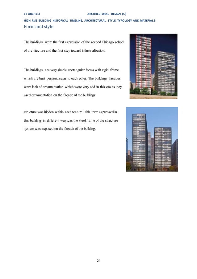 High rise historical timeline, architectural style, typology and ...