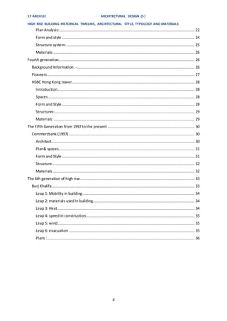 High rise historical timeline, architectural style, typology and ...