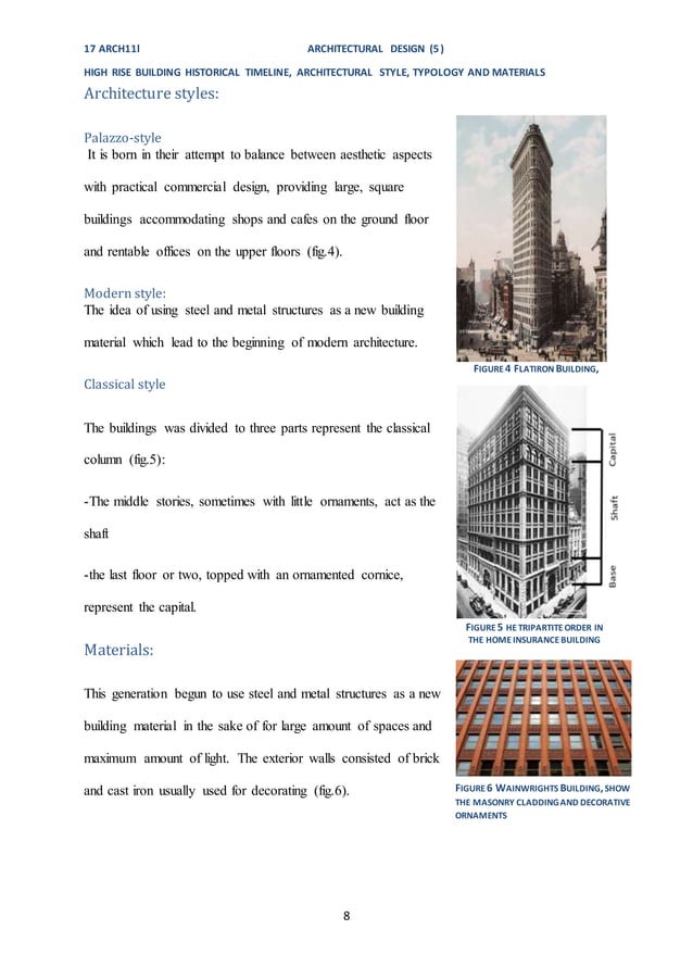 High rise historical timeline, architectural style, typology and ...