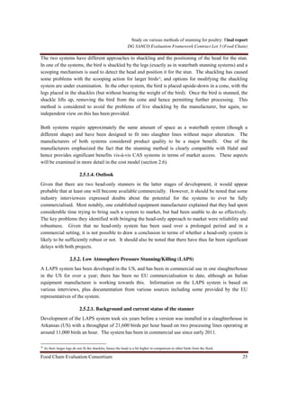 Final DG SANCO study on various methods of stunning for poultry | PDF