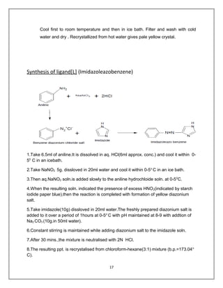 diazotisation reaction and synthesis of azodyes | DOC