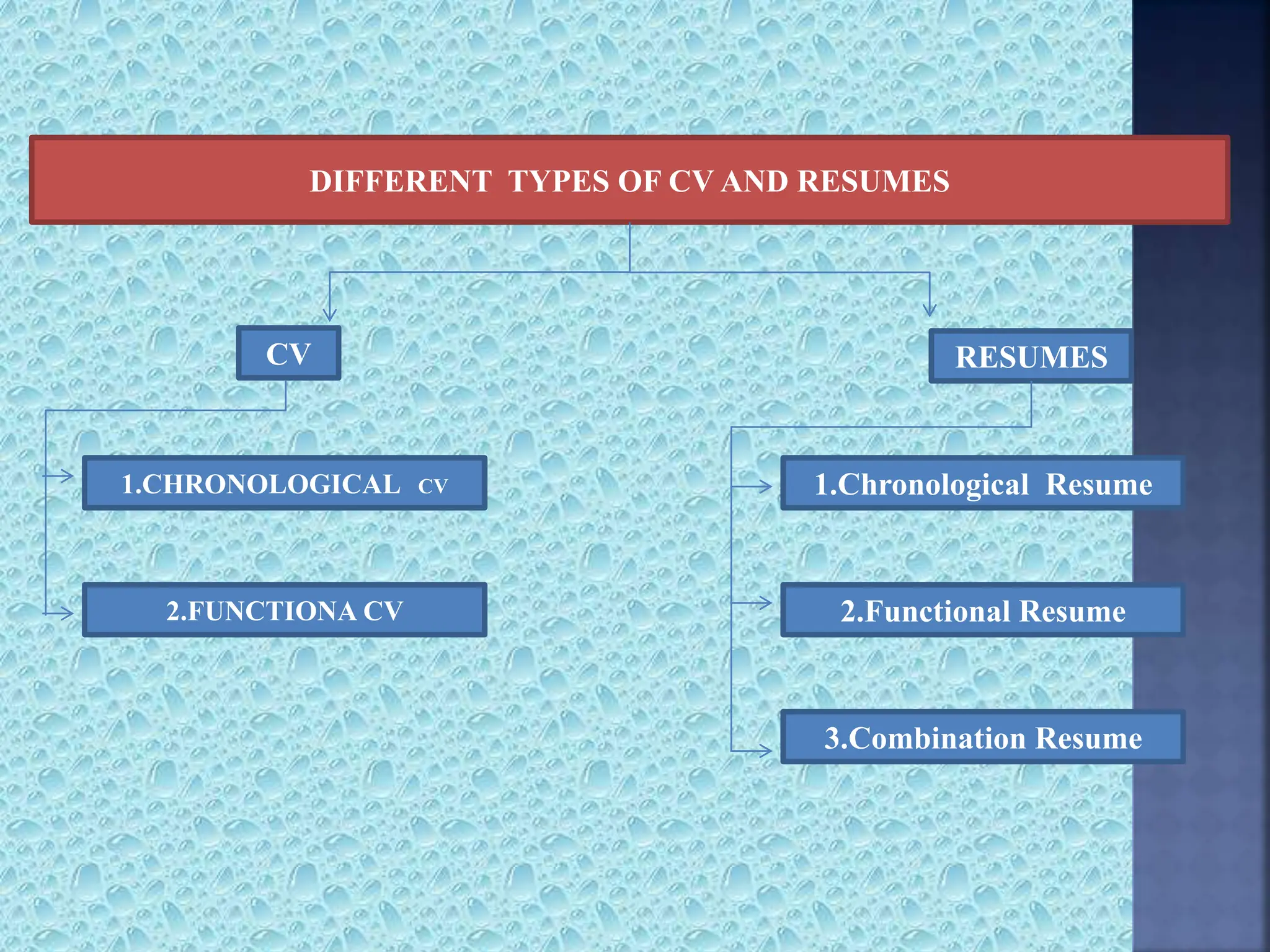 FINAL DIFFERENT TYPES OF CV AND RESUMES.pptx