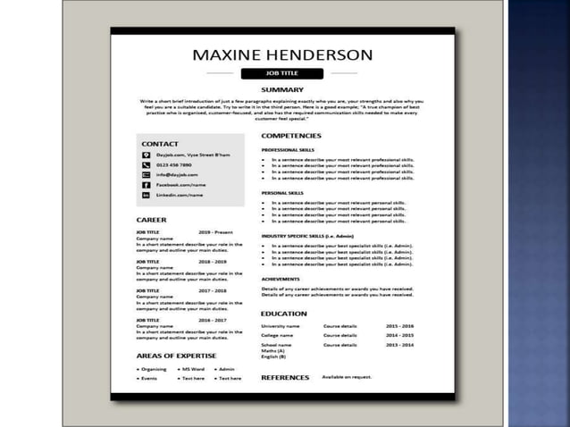 FINAL DIFFERENT TYPES OF CV AND RESUMES.pptx