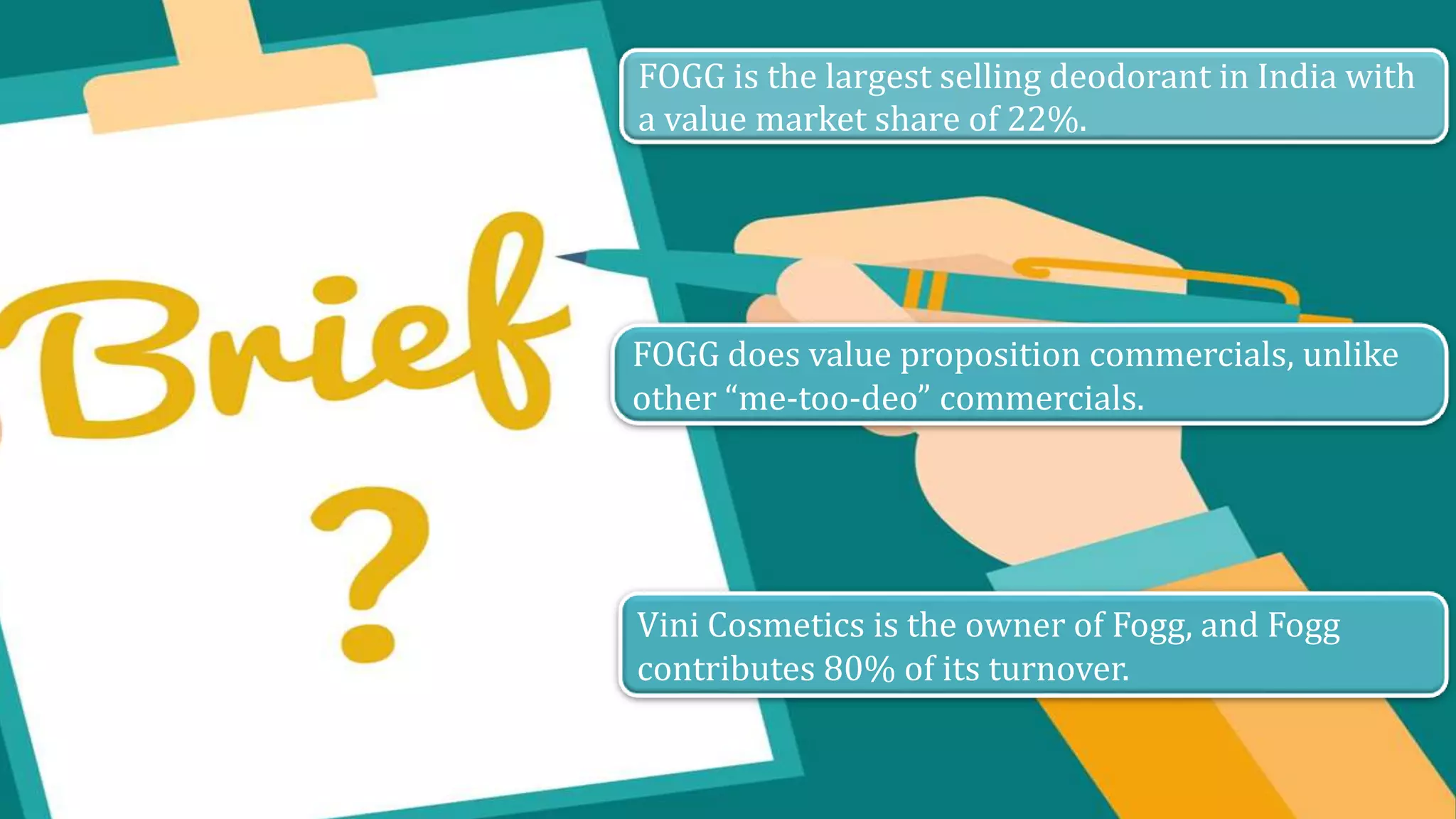 Digital campaign for brand Fogg | PPTX