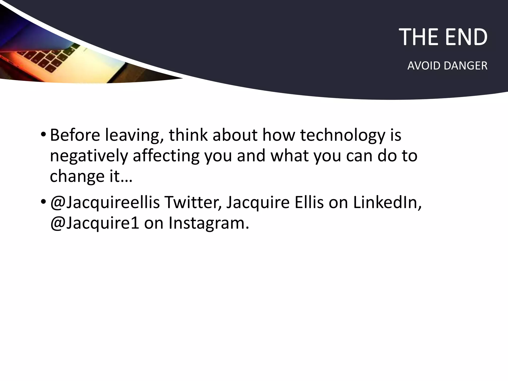 The Danger of the Future of Technology | PPT