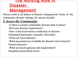 disaster nursing | PPT