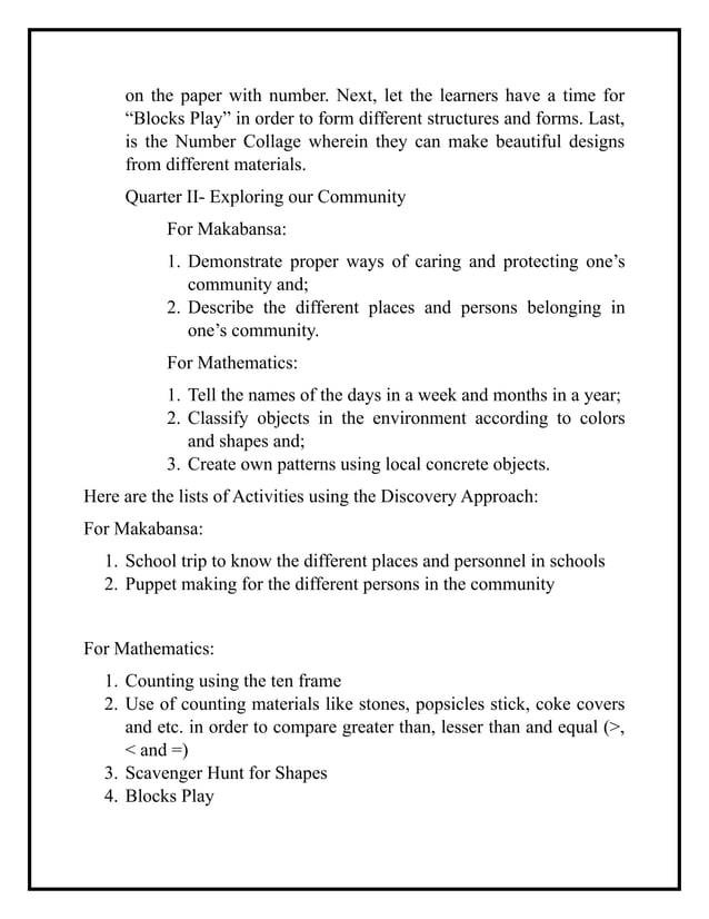 Discovery Approach jerome bruner kindergarted | PDF