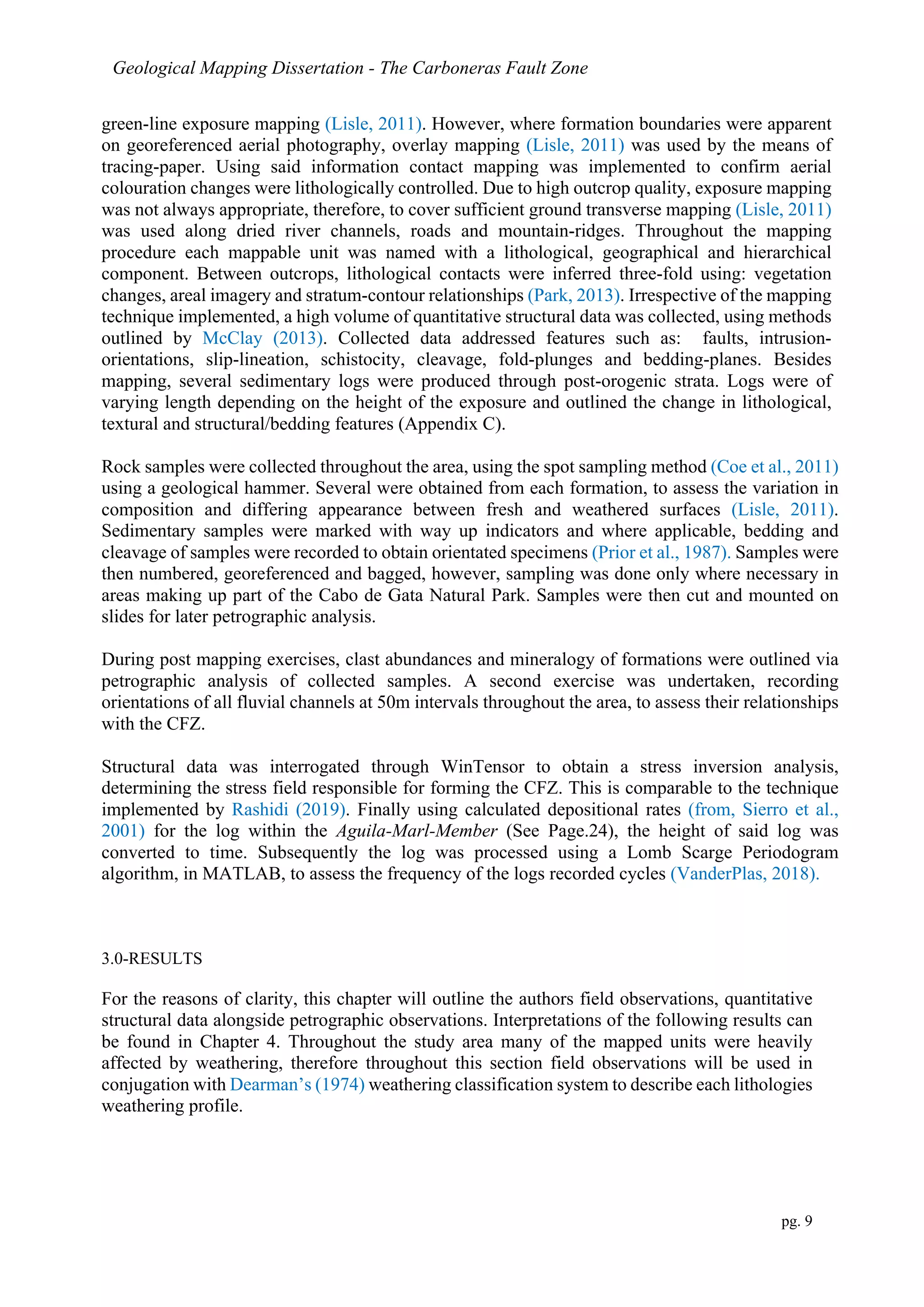 Undergraduate Mapping Dissertation | PDF