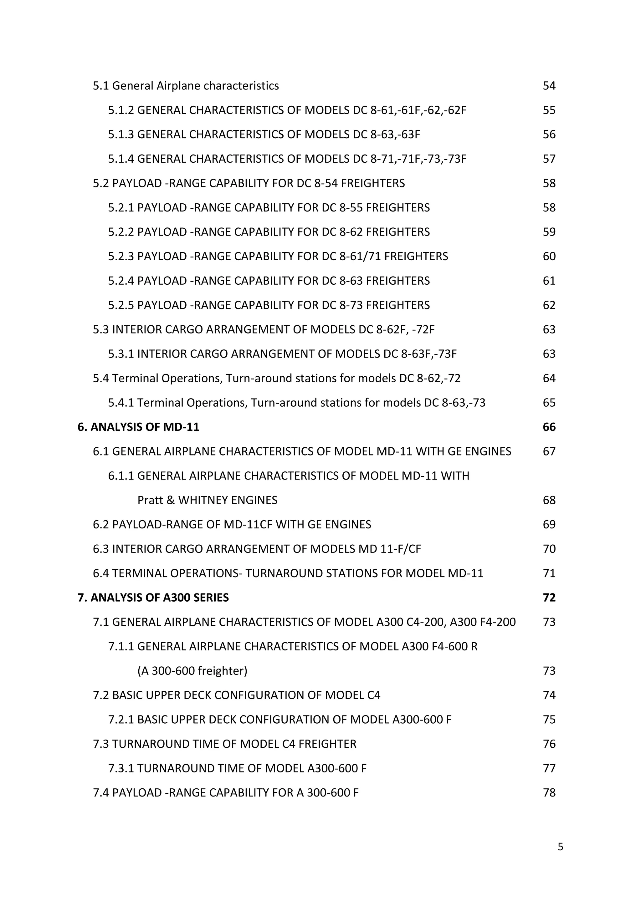 Aircraft design trends and their impact on air cargo oriented aircrafts ...