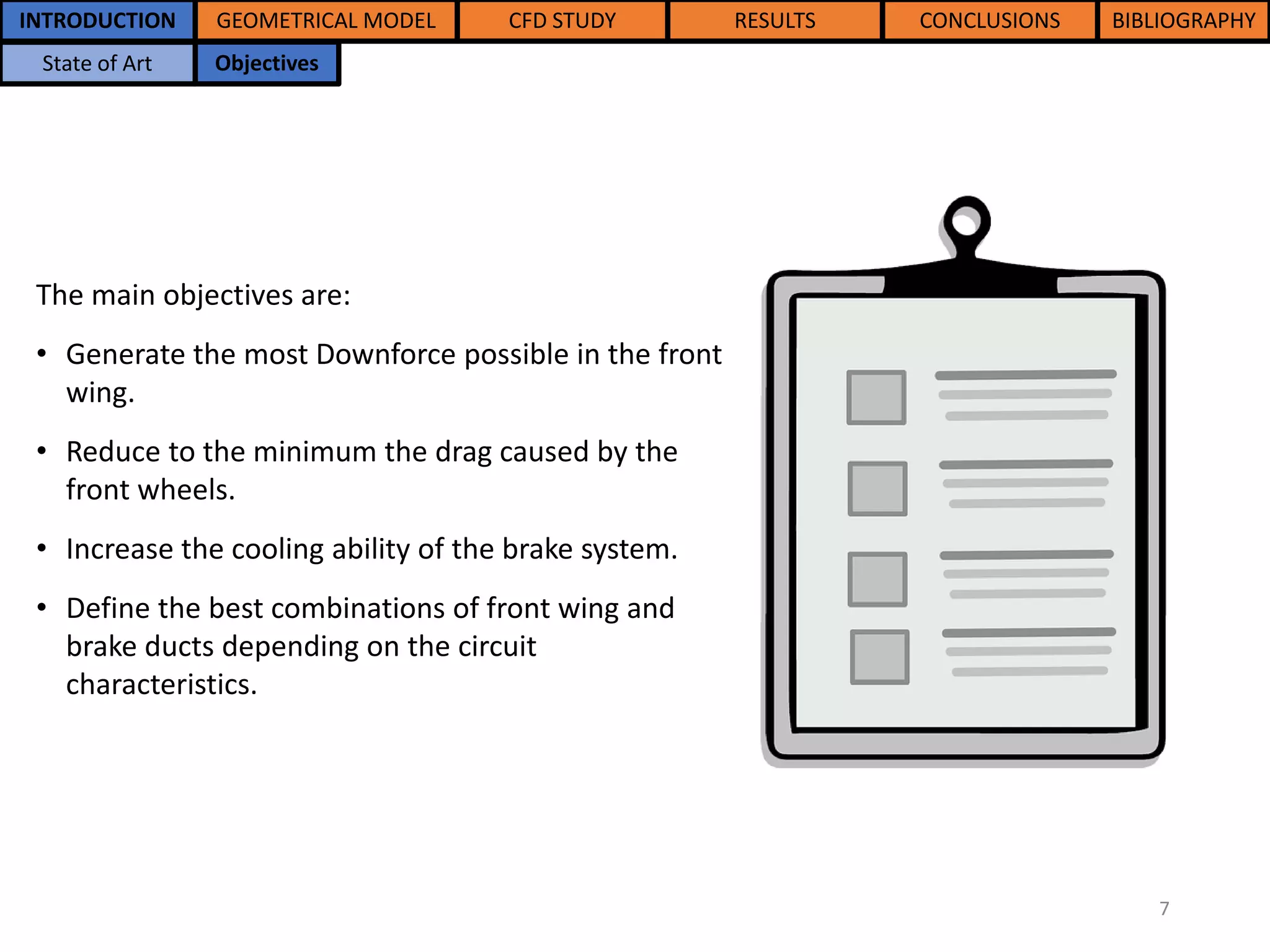 Design, CFD analysis and optimization of a F1 front wing and his brake ...