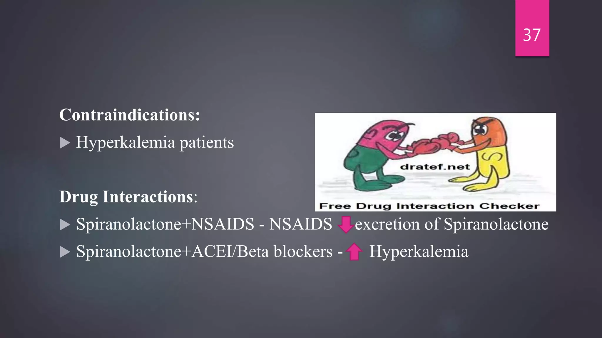 Pharmacology of diuretics-antidiuretics | PPTX