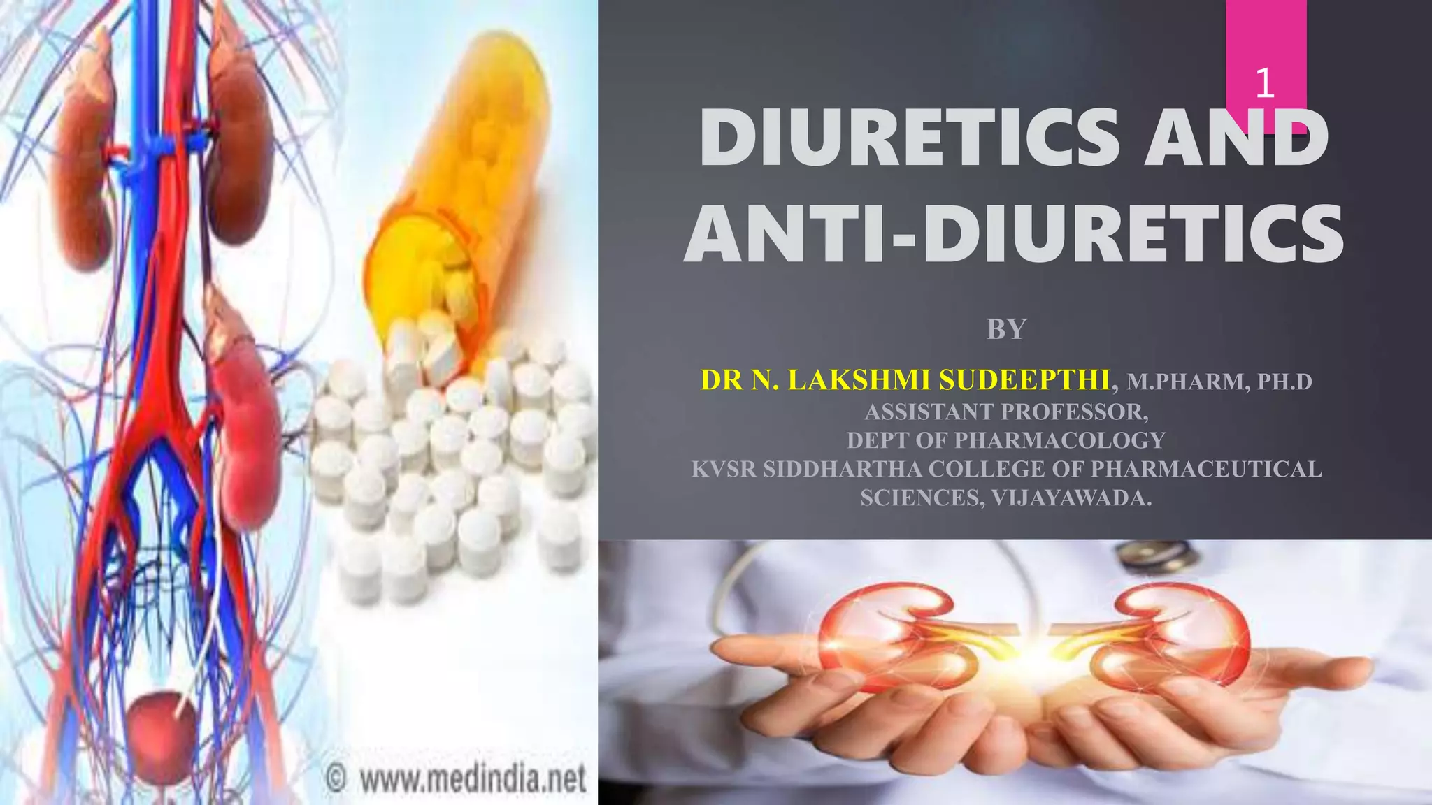 Pharmacology of diuretics-antidiuretics | PPT