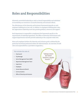 Diversity and Inclusion Framework and Implementation Plan | PDF