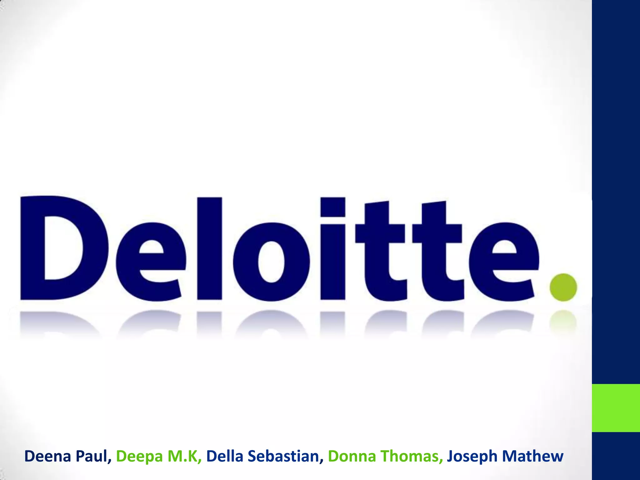 Learning and development initiatives at deloitte | PPTX