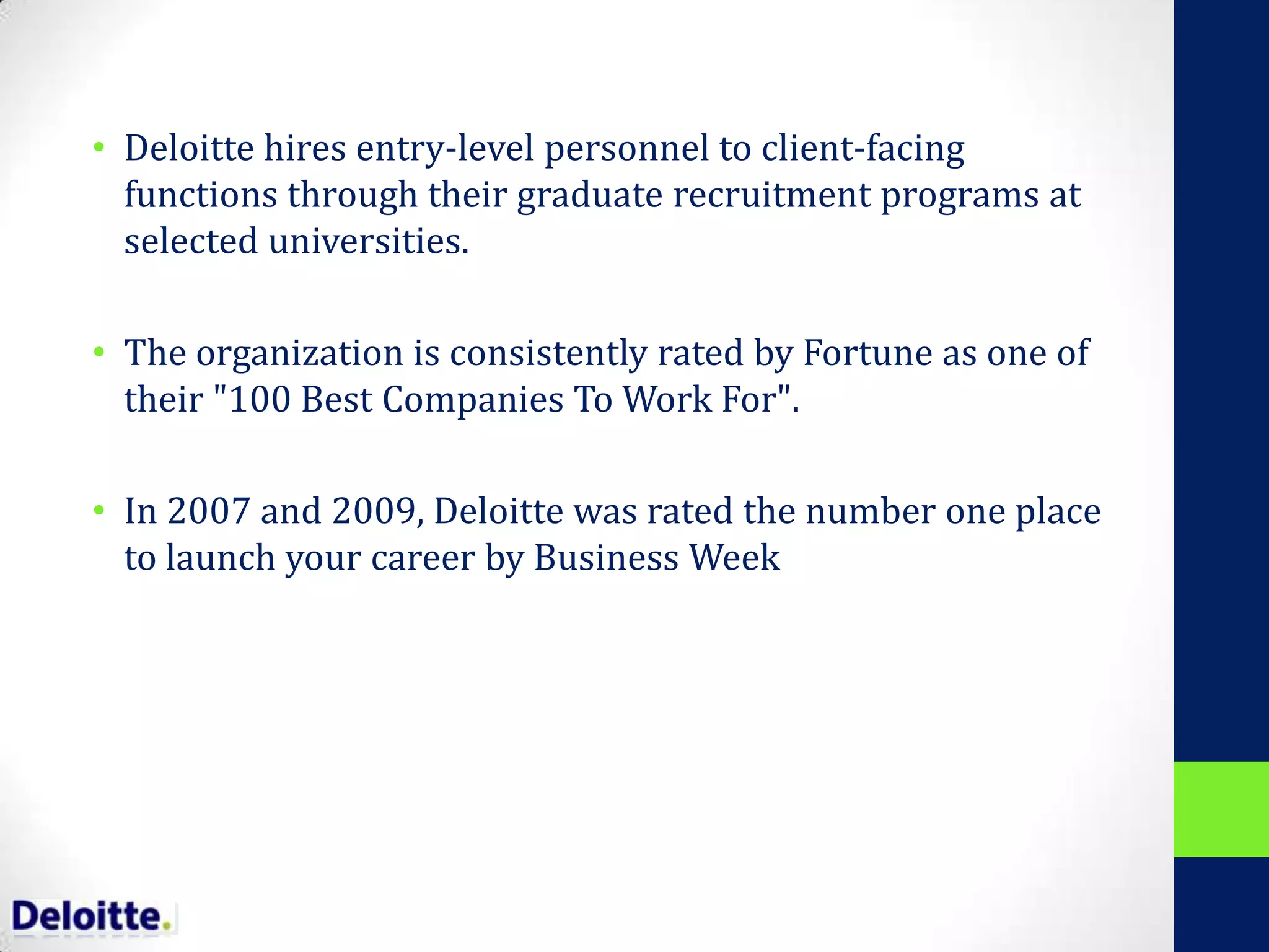 Learning and development initiatives at deloitte | PPTX