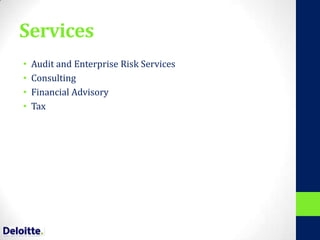 Learning and development initiatives at deloitte | PPTX