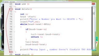 Link list CSE ( Data structure ) . | PPT