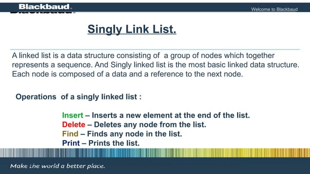 Link list CSE ( Data structure ) . | PPT