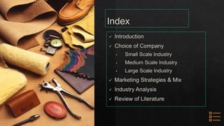 Leather Industry Analysis | PPT