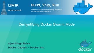 Deep Dive into Docker Swarm Mode | PPT