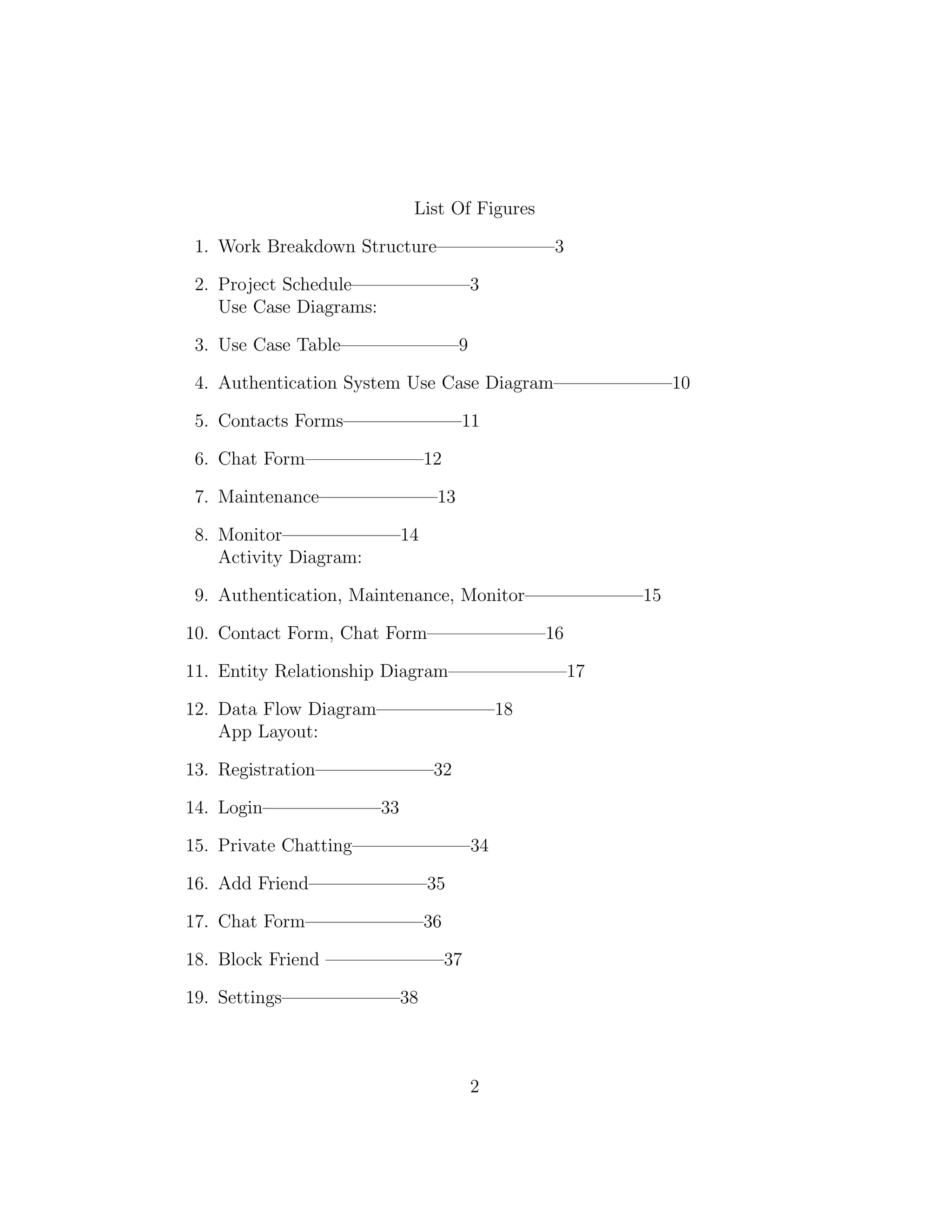 Chat Application Full Documentation Pdf Computer Software And Applications Computing