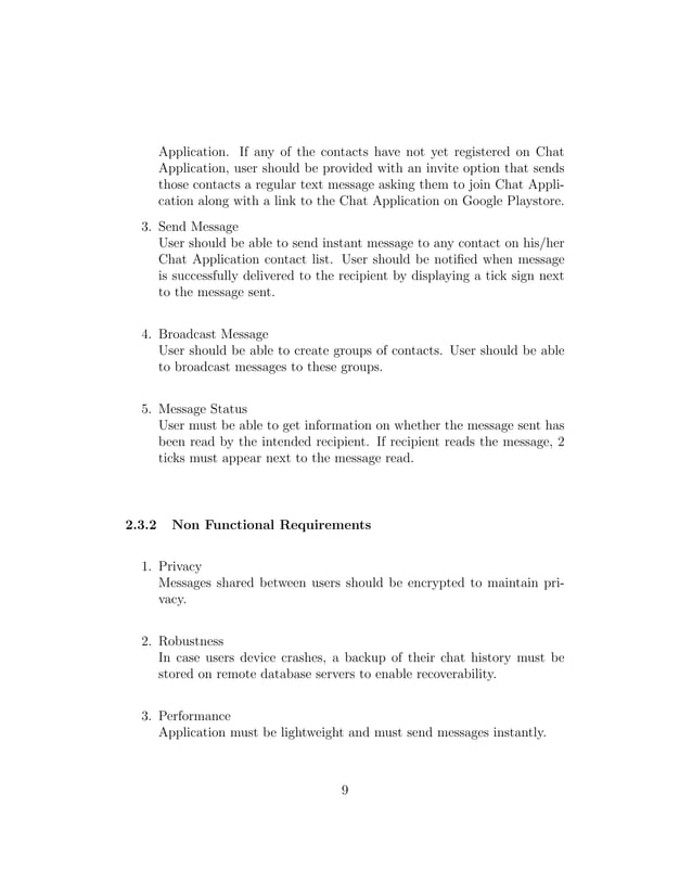 Chat Application Full Documentation Pdf Computer Software And Applications Computing