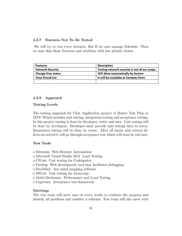 Chat Application Full Documentation Pdf Computer Software And Applications Computing