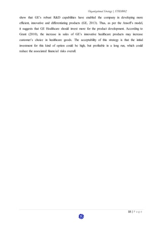 Case Study Analysis on General Electric | DOCX