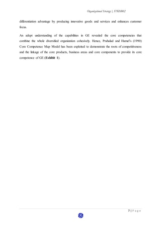 Case Study Analysis on General Electric | DOCX