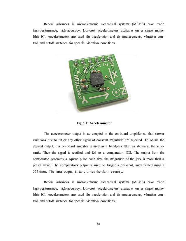 Gesture control robot using accelerometer documentation | DOCX | Operating Systems | Computer ...