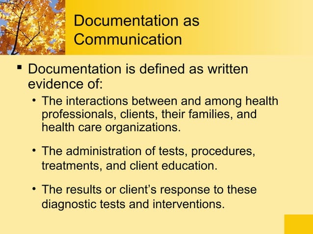 Documentation and Reporting | PPT | Pharmaceutical Drugs | Medical Health