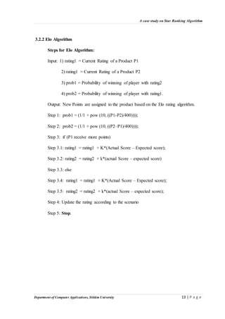 Rating System Algorithms Document | PDF