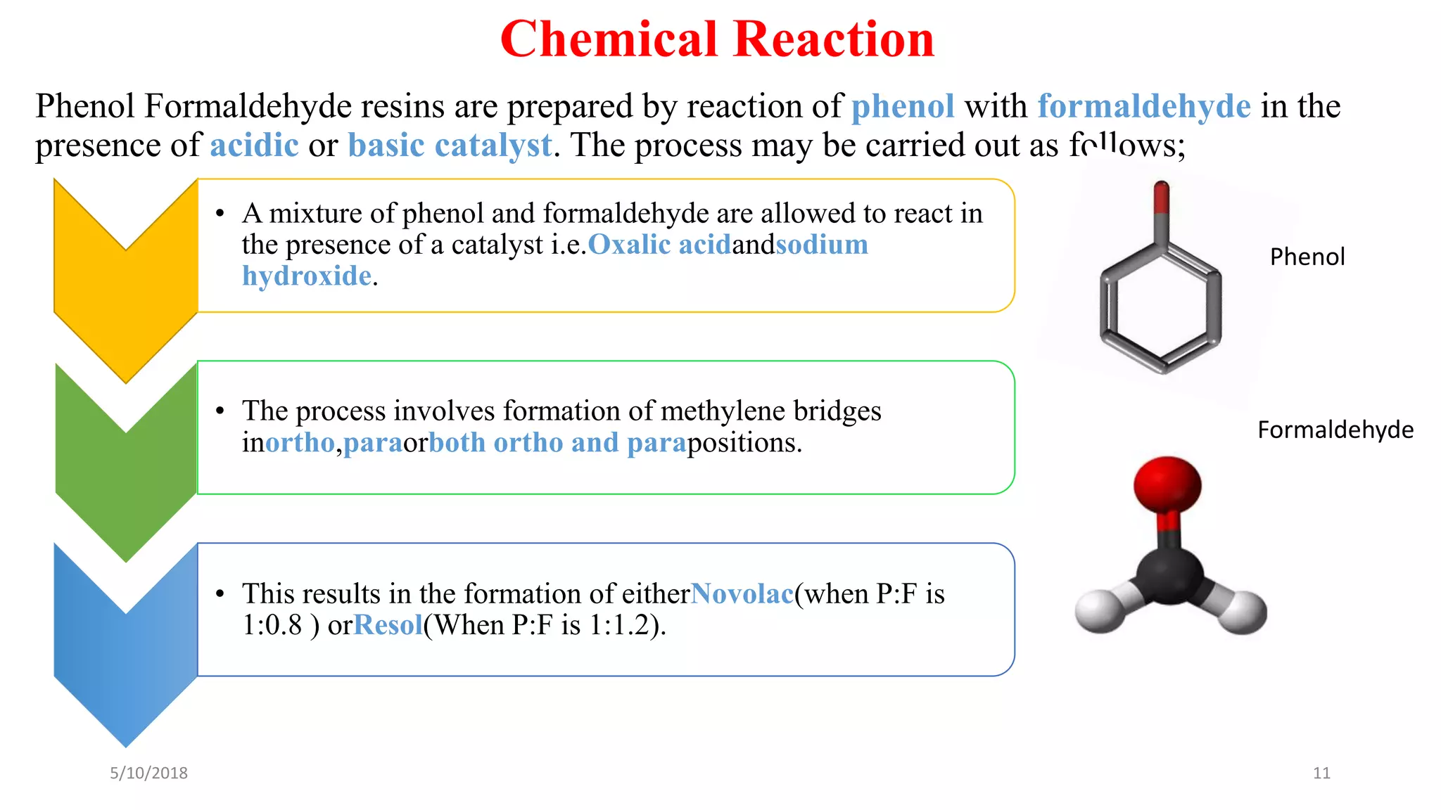Preparation of Phenol-Formaldehyde Resin | PPTX