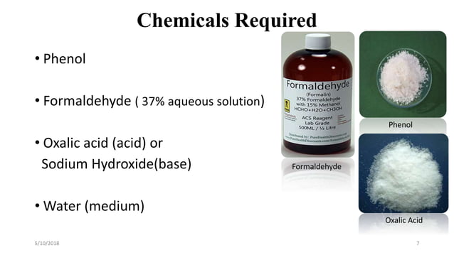 Preparation of Phenol-Formaldehyde Resin | PPTX | Chemistry | Science
