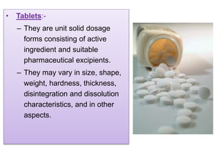 Pharmaceutical dosage forms | PPTX