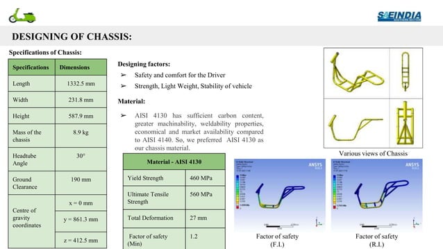 Design and fabrication of two wheeler two bike | PPTX