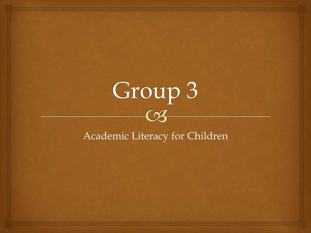 Children & Youth presentation | PPT