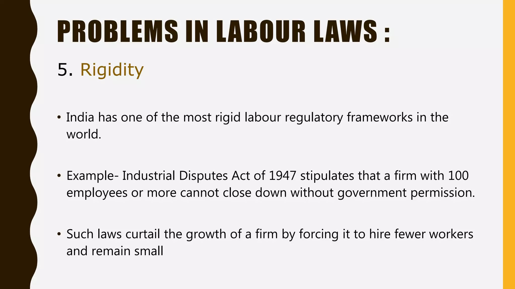Labour laws in india | PPTX