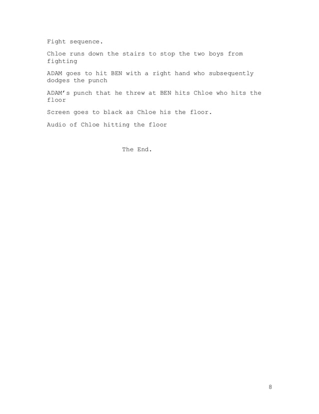 FINISHED SCRIPT | PDF