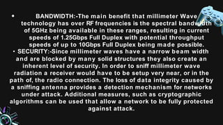 mmWave Technology.pptx | Telecommunications Industry | Industries