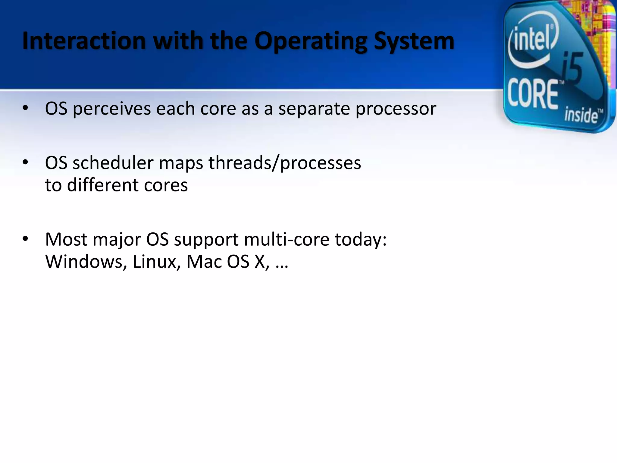 Final draft intel core i5 processors architecture | PPTX
