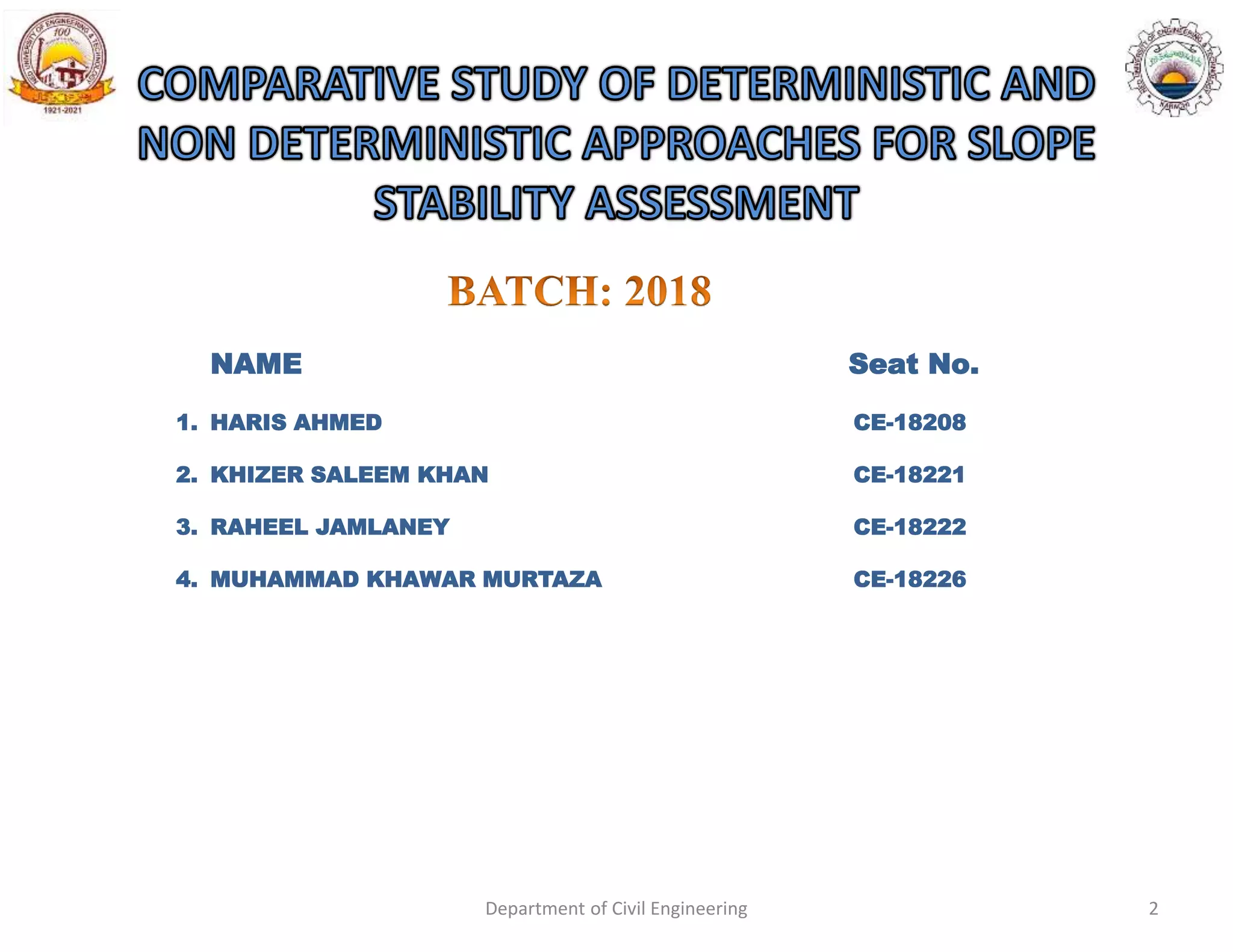 Final draft Comparitive study of deterministic and non-deterministic ...