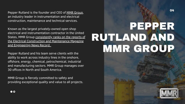 Pepper Rutland and MMR Group Presentation | PPT